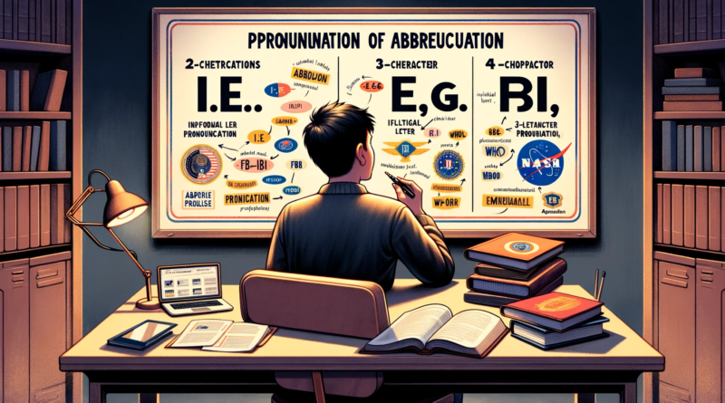 How to Pronounce Abbreviations – Learning English and Japanese